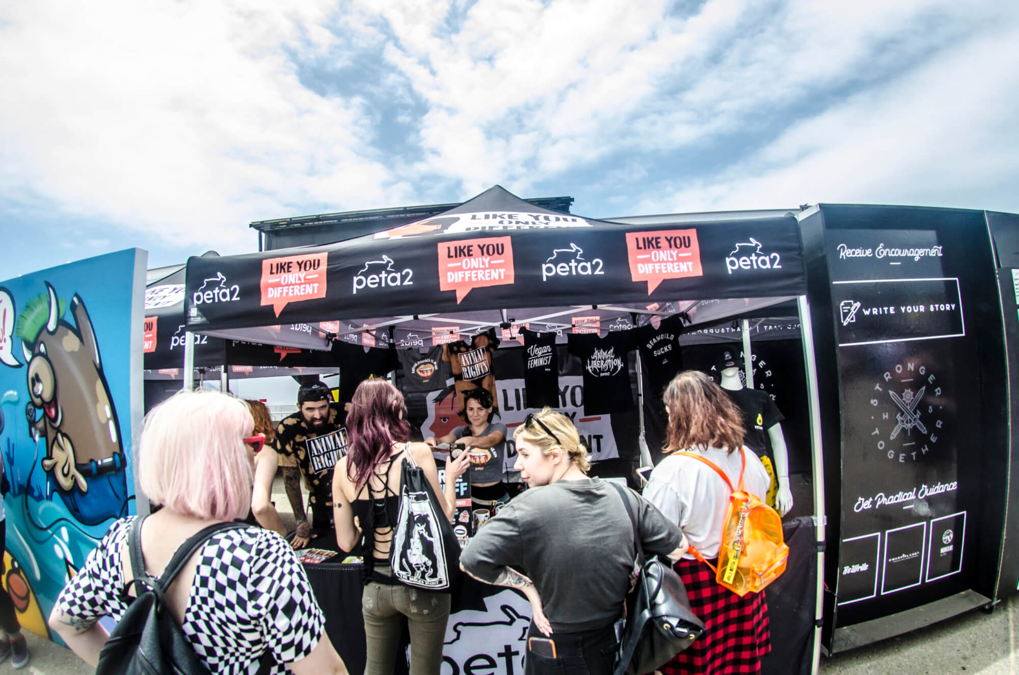 will you be part of peta2’s concert and festival outreach crew? | peta2