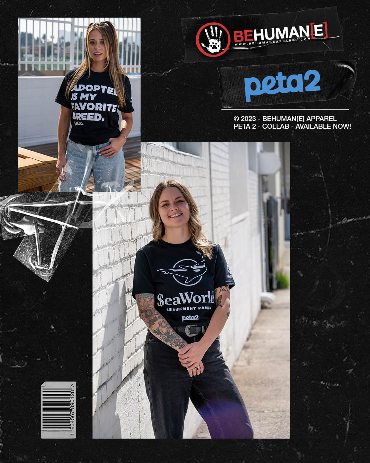 order be humane x peta2 animal rights tees | peta2
