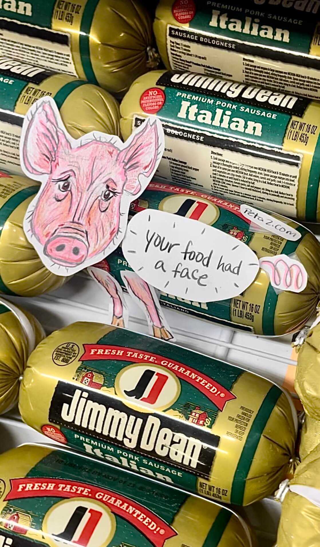 mission: your food had a face | peta2