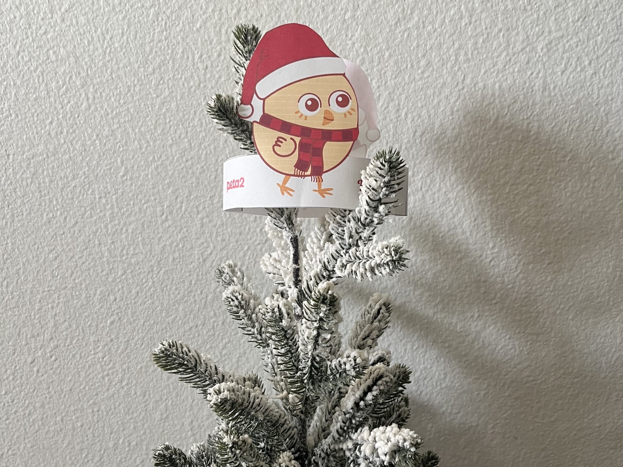 mission: use our not a nugget tree topper | peta2