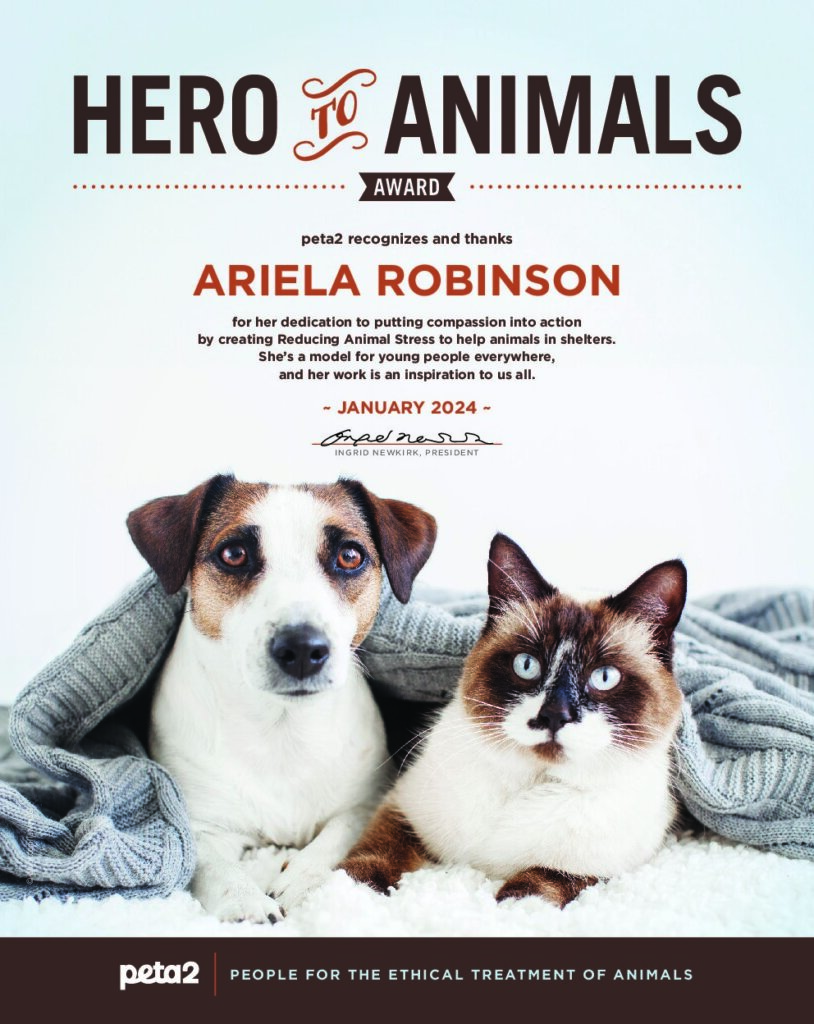 ariela robinson is speaking up for animals in shelters | peta2