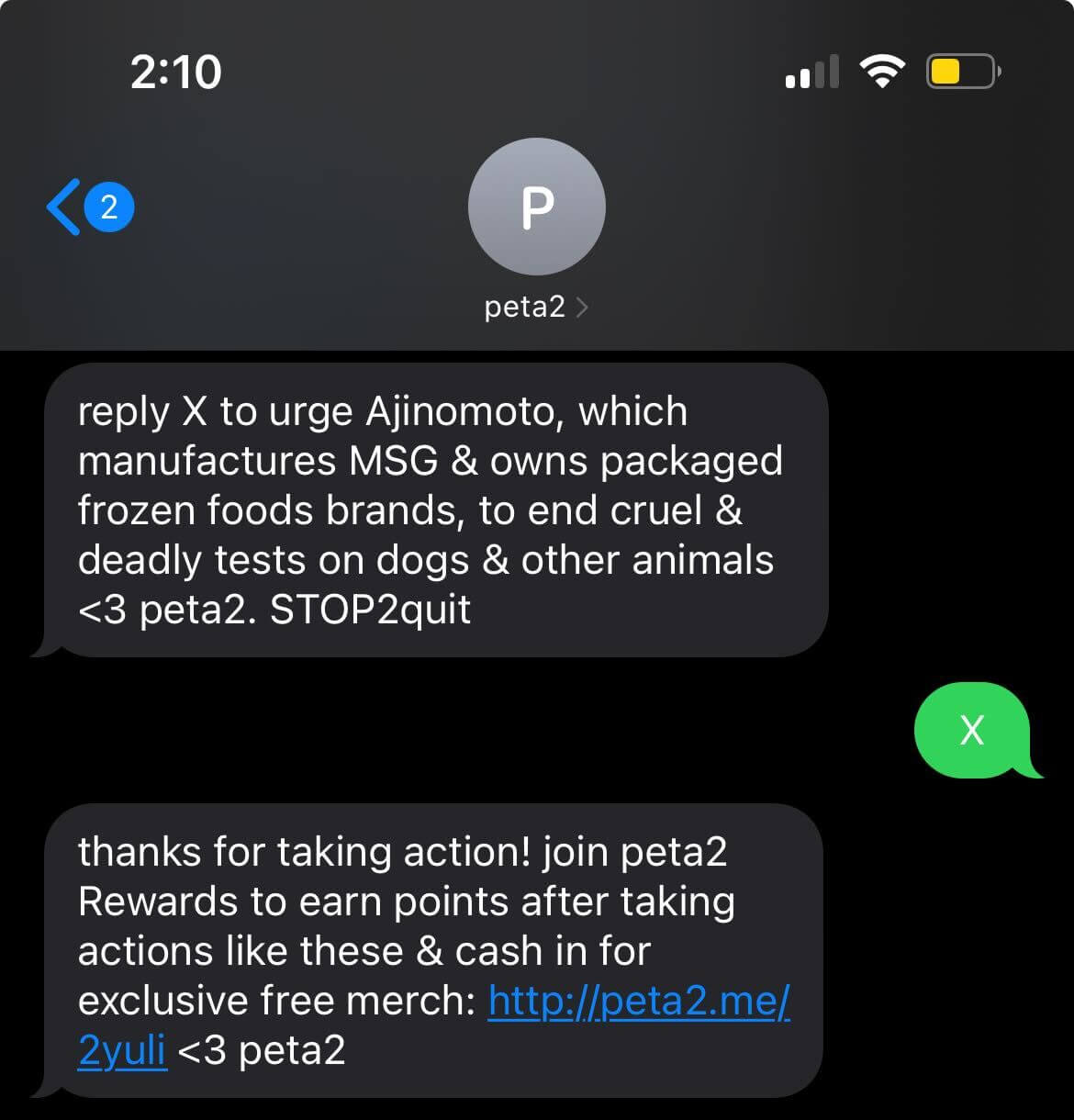 reply x to help animals | peta2