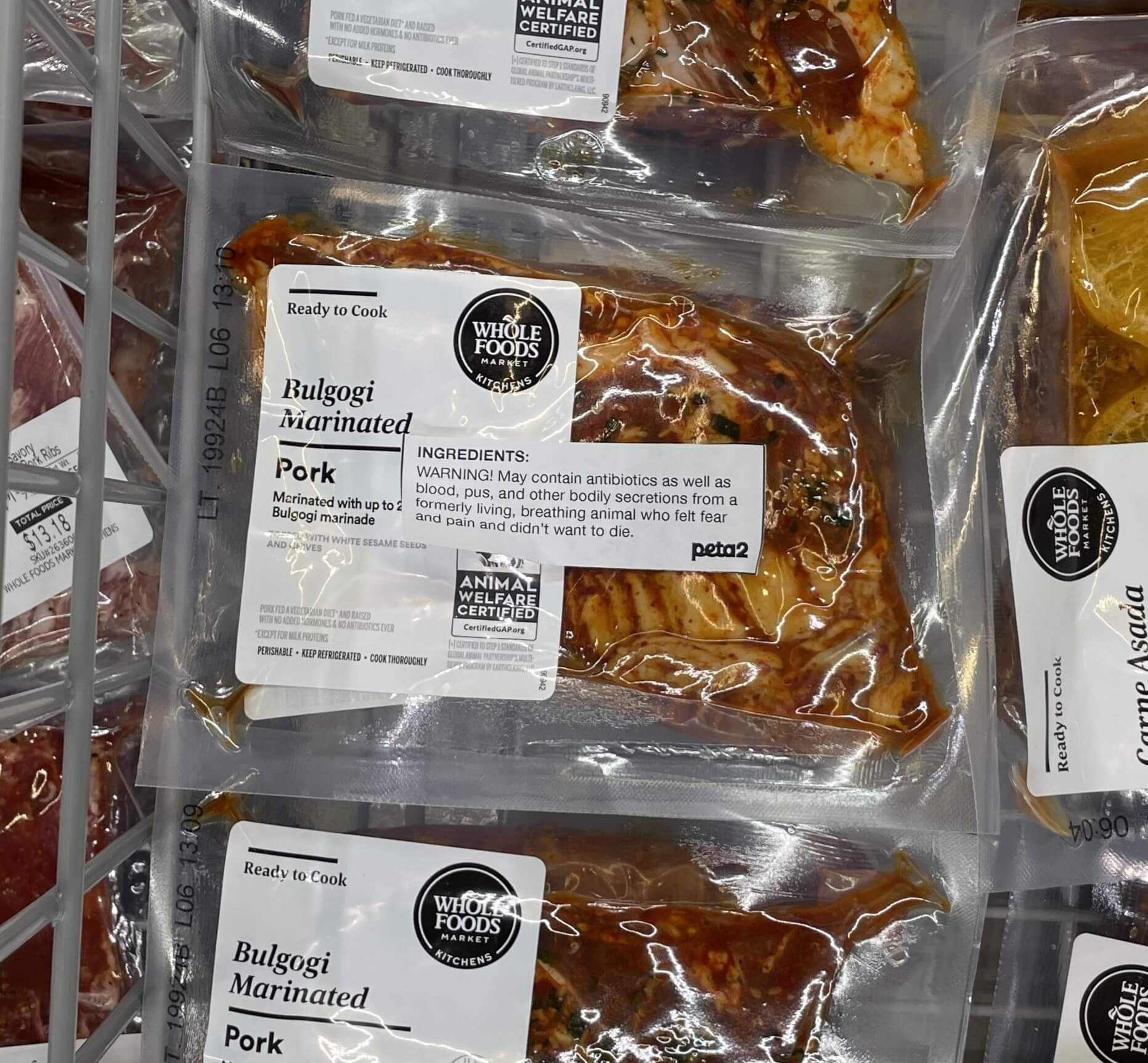 mission: use these meat ingredient labels | peta2