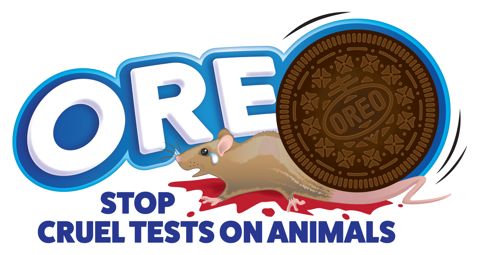 mission: urge oreo-maker to stop tormenting mice