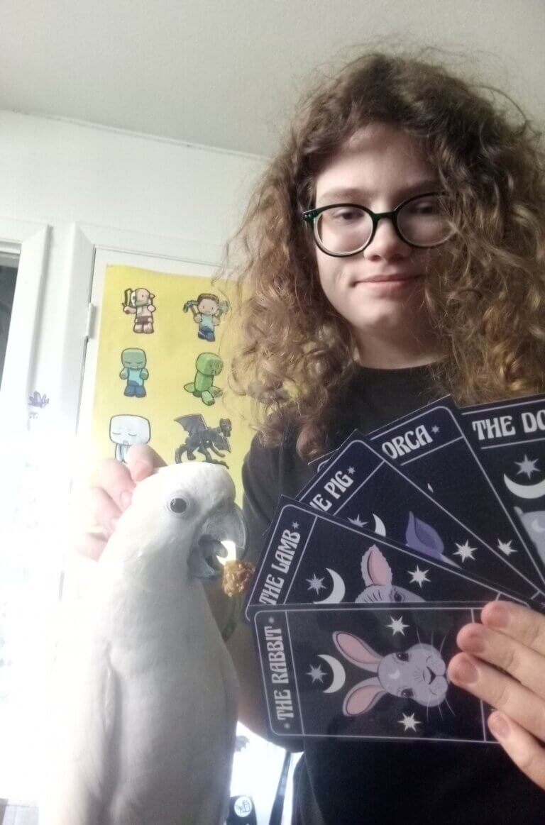 tabby dimock is saving animals with peta2 rewards | peta2