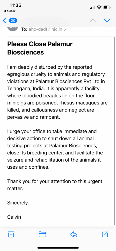 mission: help get palamur biosciences shut down! | peta2