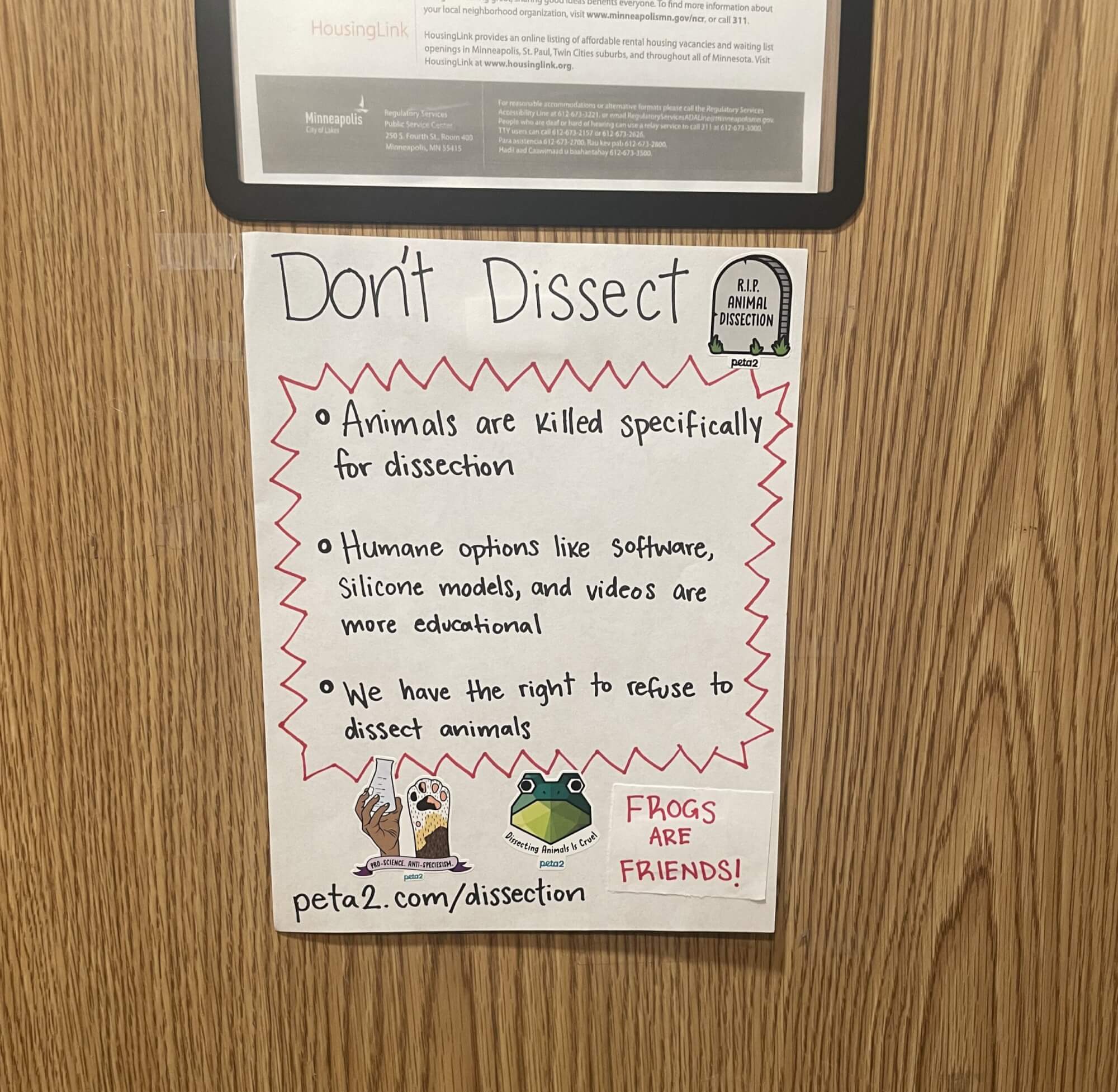 mission: make a diy dissection poster | peta2