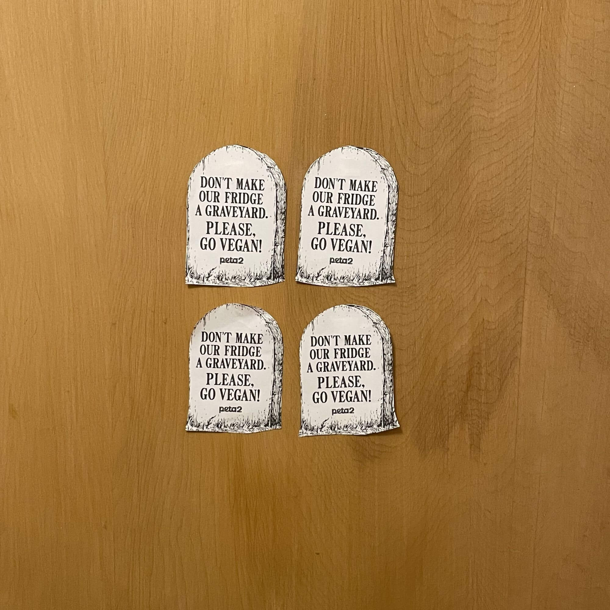 mission: use graveyard signs to promote eating vegan | peta2