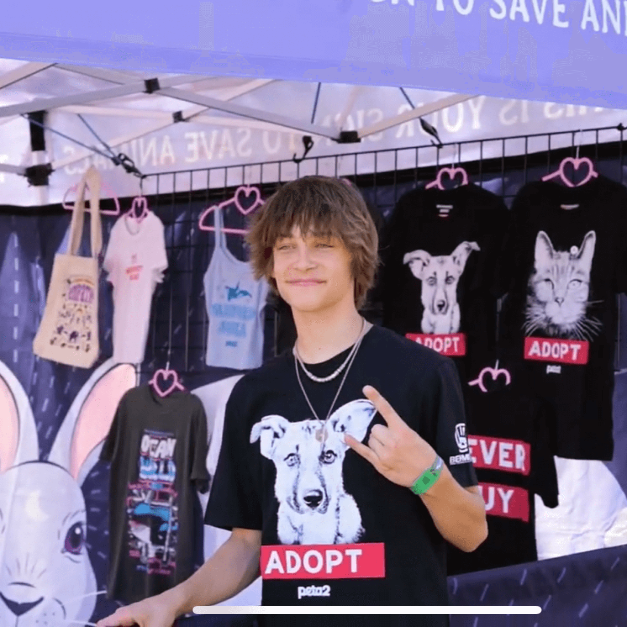 recker eans x peta2 animal adoption rocks! | peta2